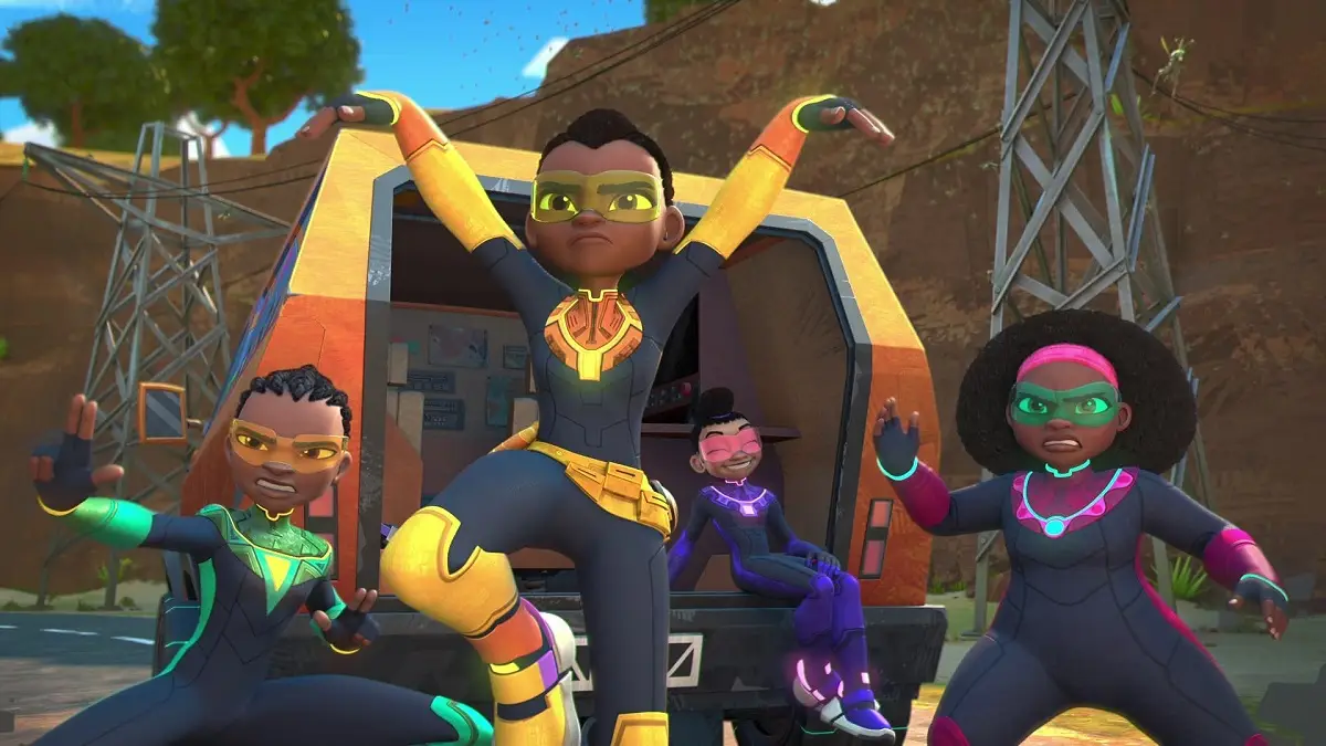 Súper Equipa 4: A primeira série animada de África vai estrear na Netflix